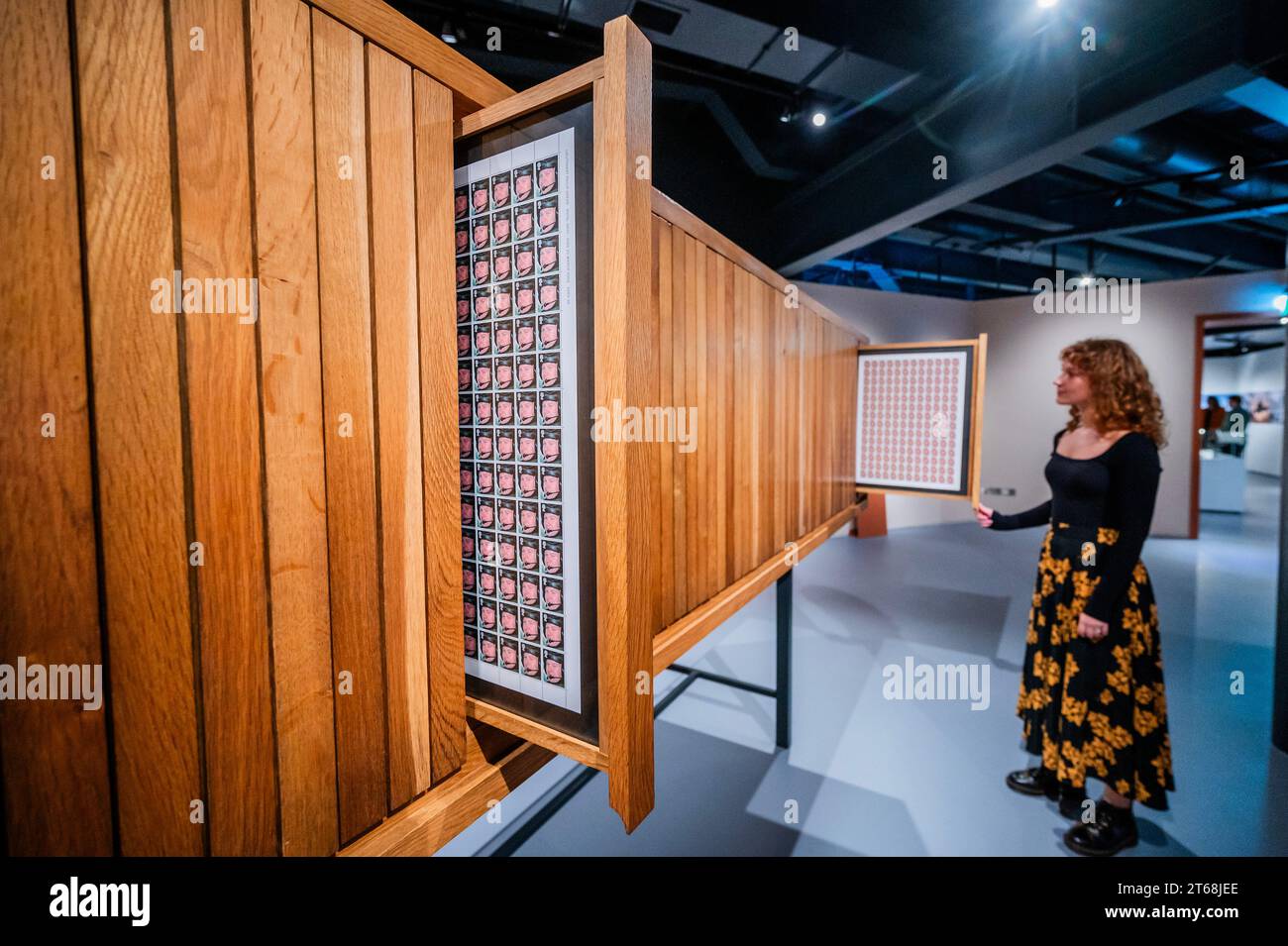 London, UK. 9th Nov, 2023. Steve McQueen's Queen and Country 2006 - New ...