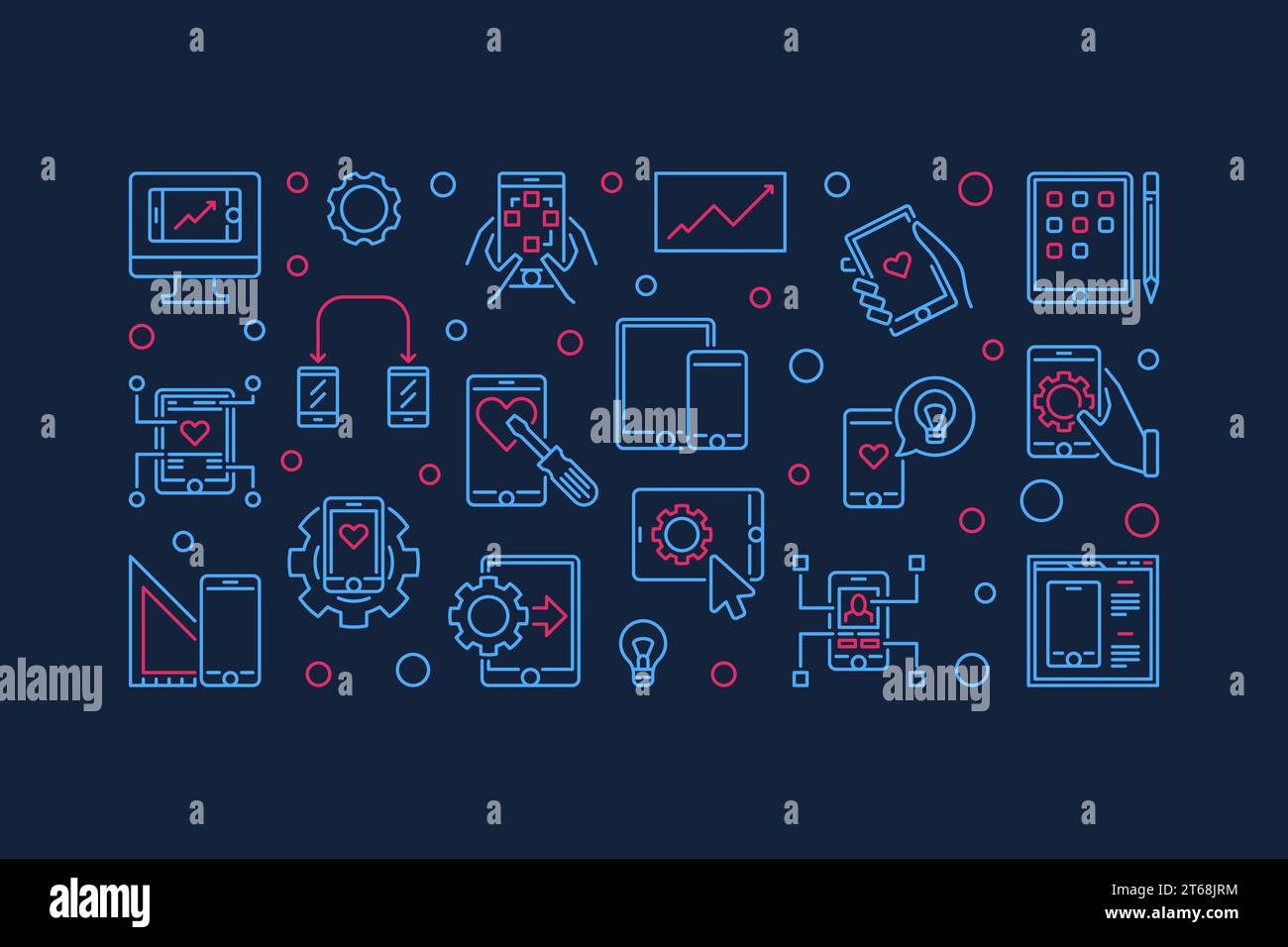 Software development process image Stock Vector Images - Alamy