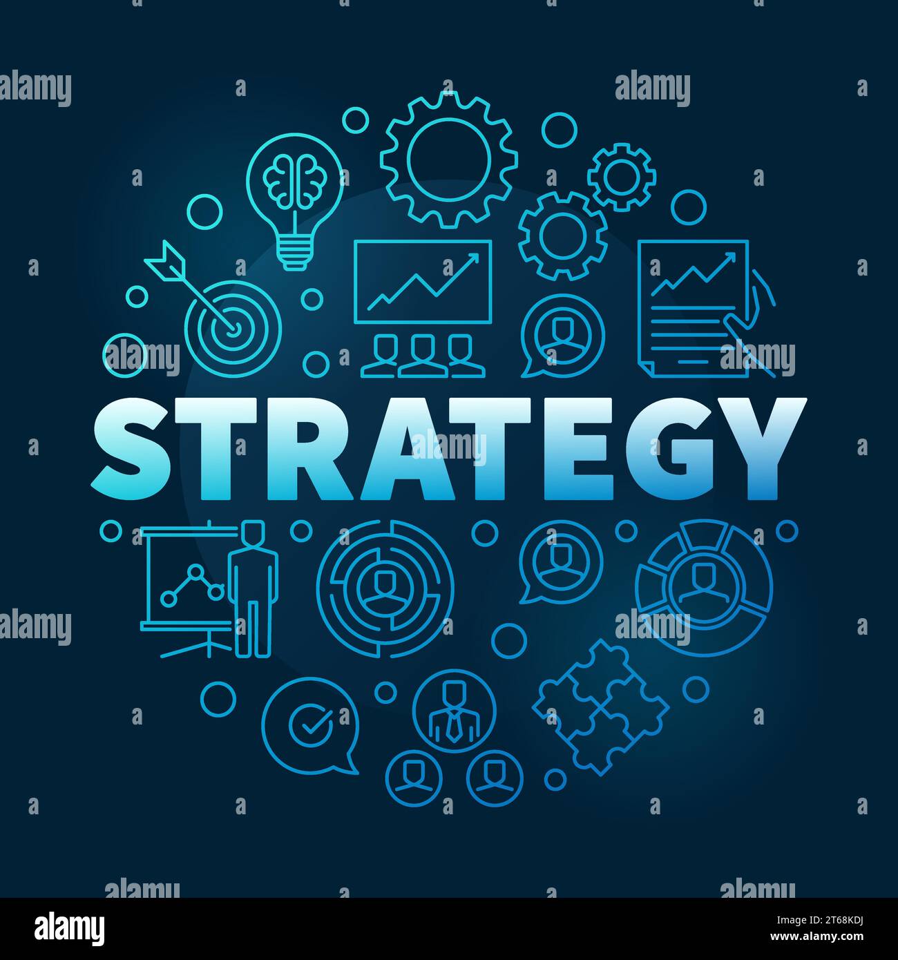 Dark abstract strategy Stock Vector Images - Alamy