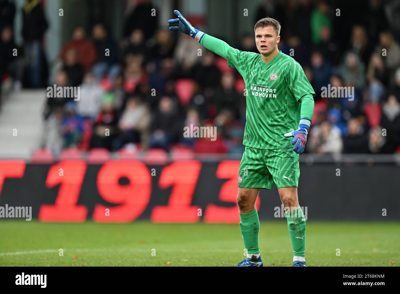goalkeeper Roy Steur (1) of PSV pictured during the Uefa Youth League ...