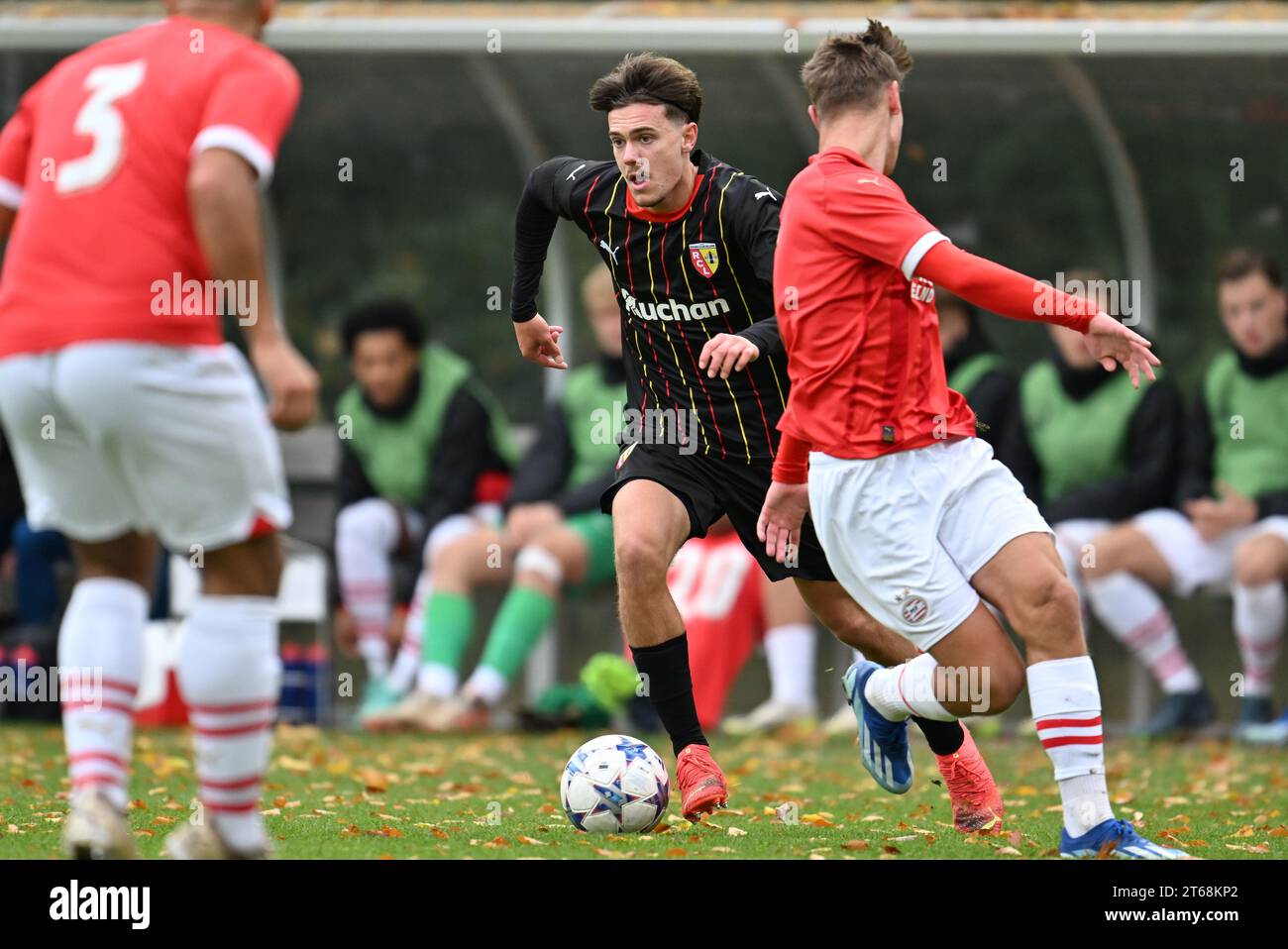 Anthony Bermont (11) of RC Lens pictured during the Uefa Youth League ...
