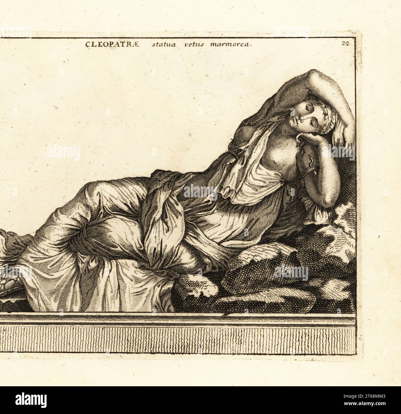 Sleeping Ariadne, also known as Cleopatra, Roman Hadrianic copy of a ...