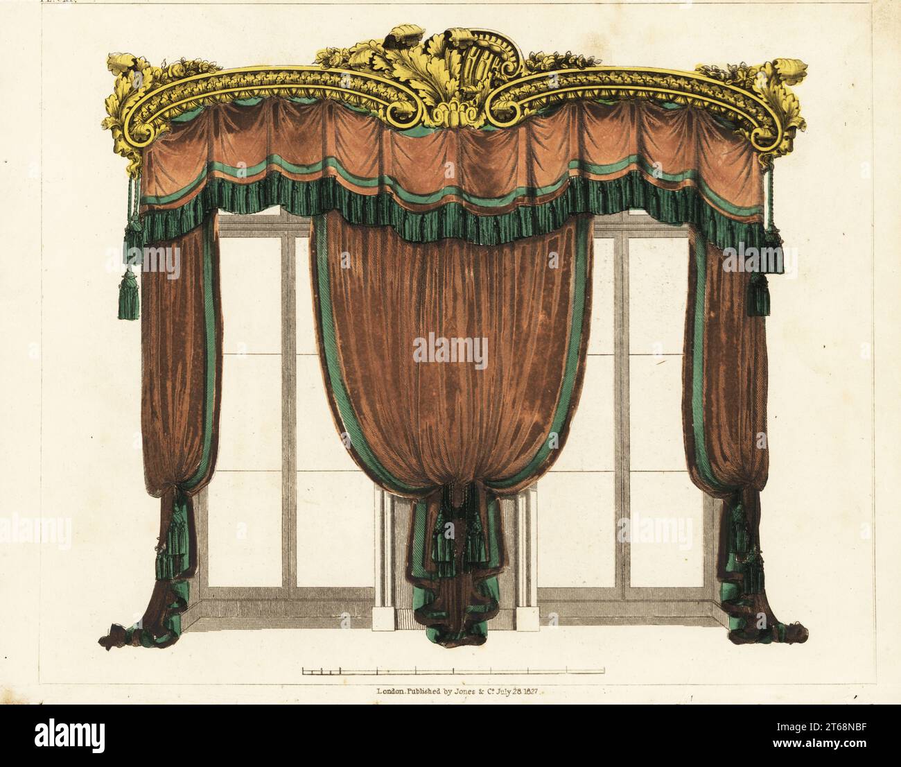 Ornate pelmet hi-res stock photography and images - Alamy