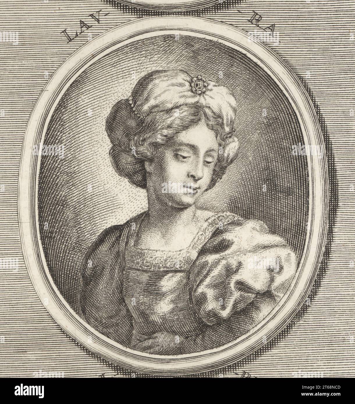 Laura, Petrarch's muse. Perhaps Laura de Noves, c.13101348, wife of ...