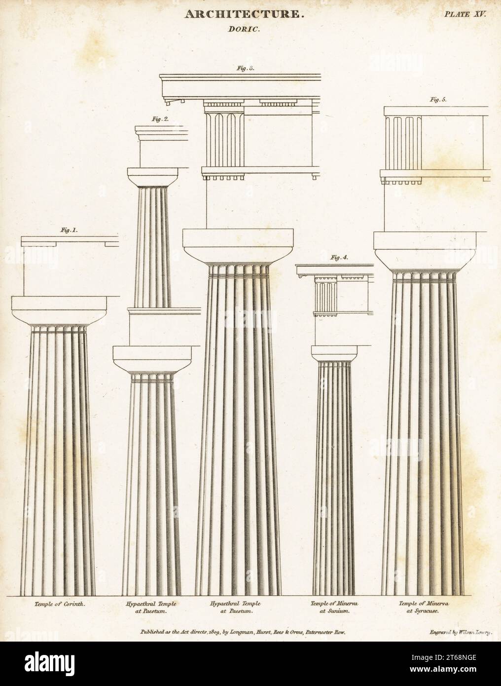 Doric temple drawing hi-res stock photography and images - Alamy
