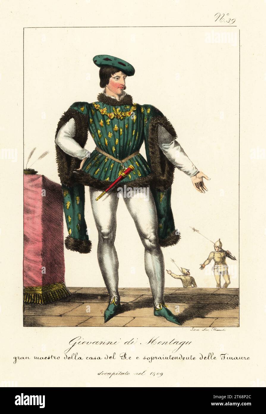 Jean de Montagu, French courtier, beheaded 1409. Royal secretary to ...