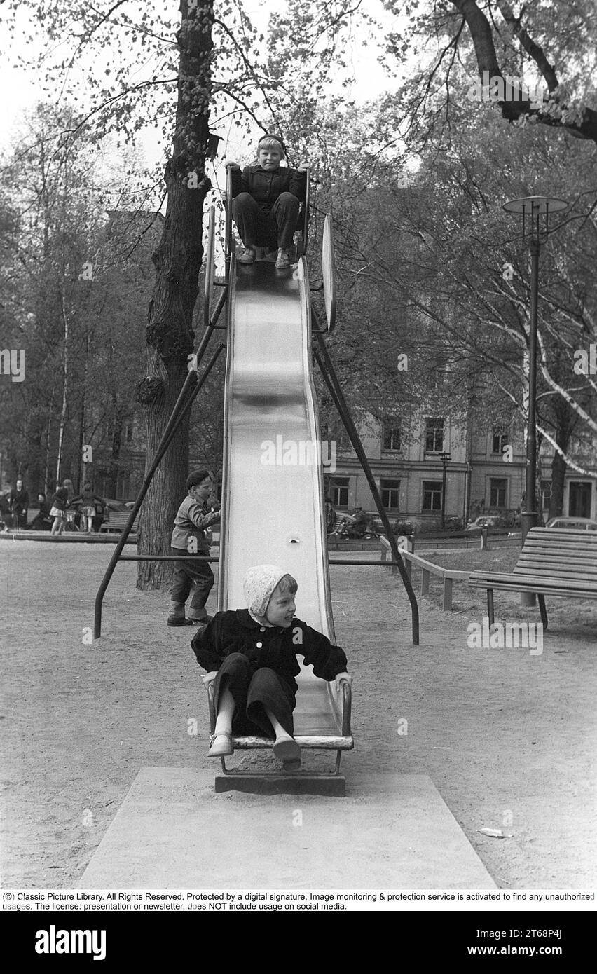 Vintage playground hi-res stock photography and images - Alamy