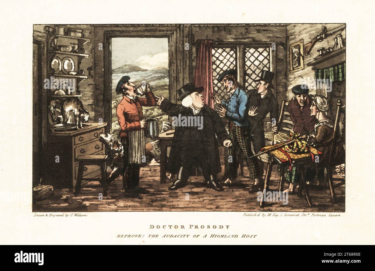 English tourists robbed by an innkeeper in the Scottish highlands ...