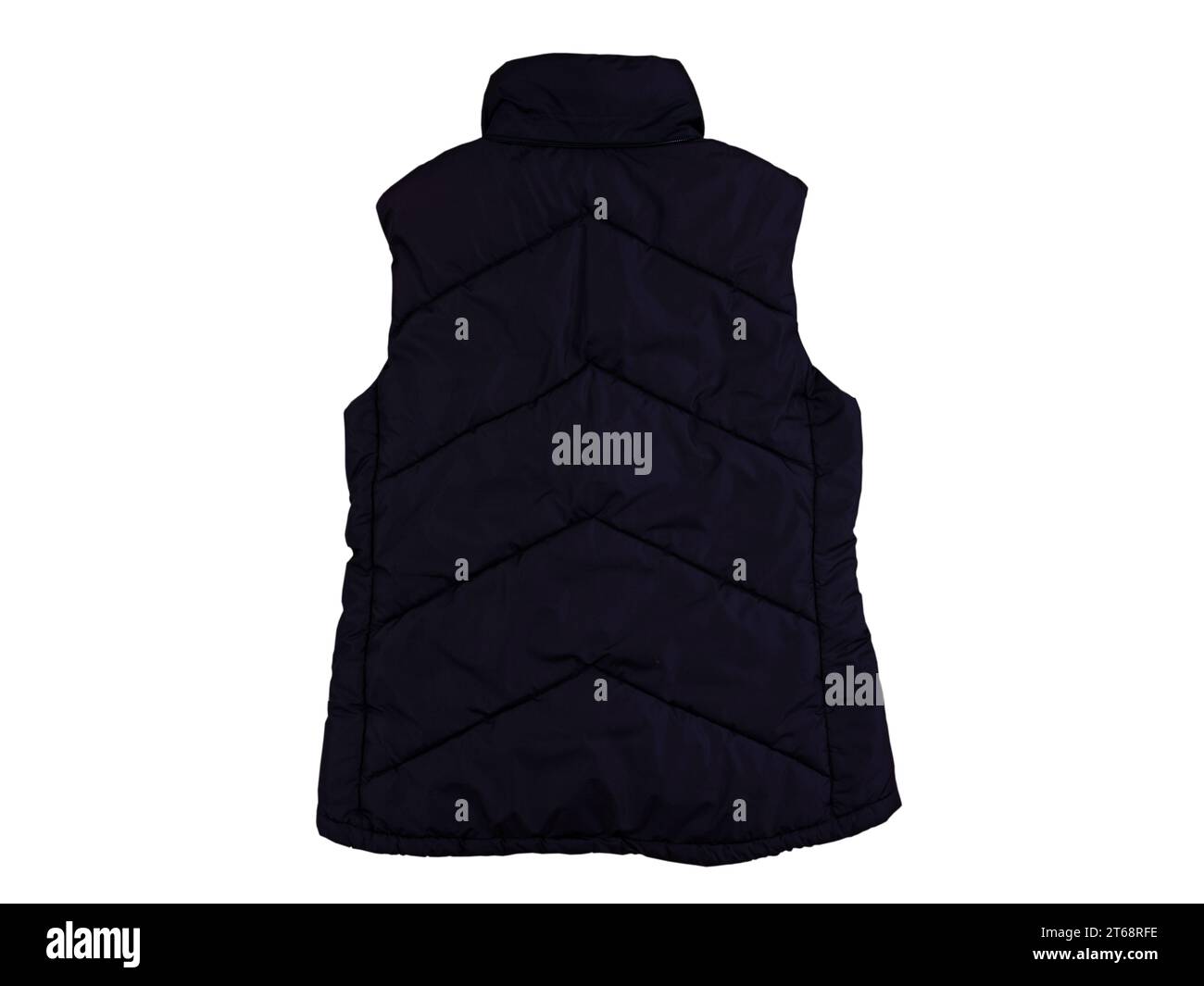 black Vest, Blank template black waistcoat sleeveless with zipped ...