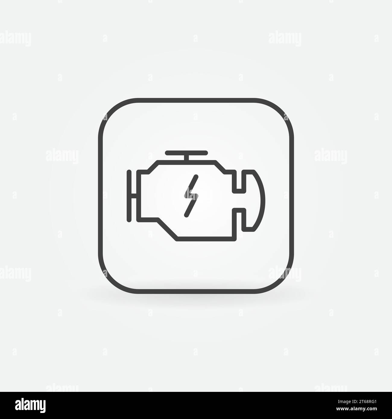 Check engine light symbol Stock Vector Images - Alamy