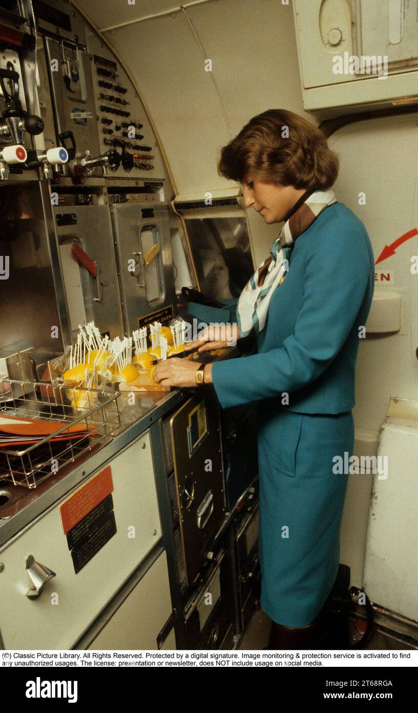Aircraft cabin 1970s hi-res stock photography and images - Alamy
