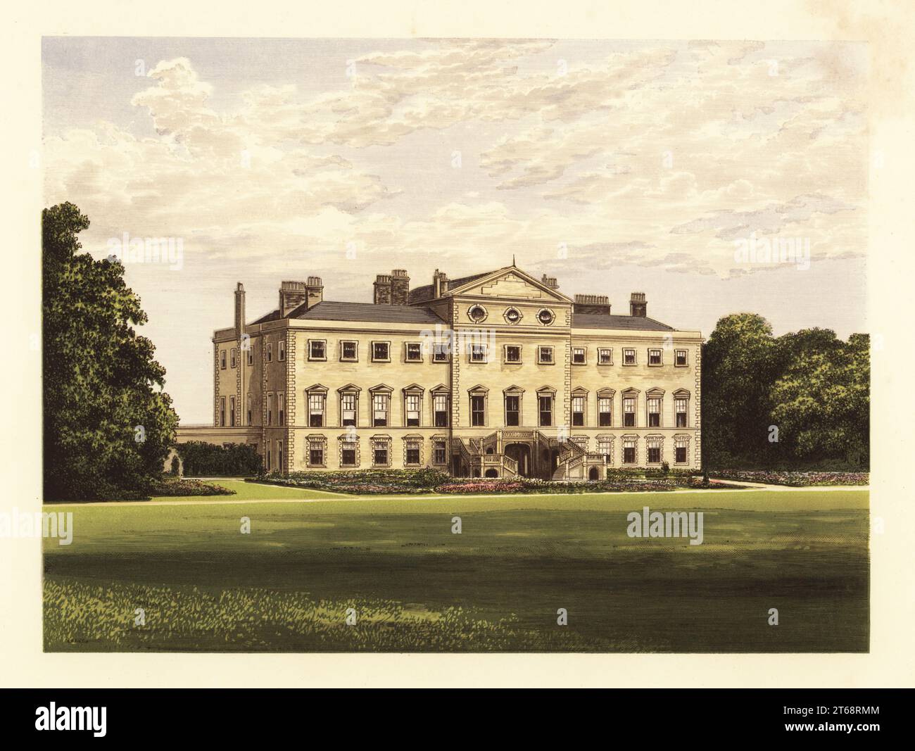 Lathom House, Lancashire, England. Fine Palladian house designed by ...