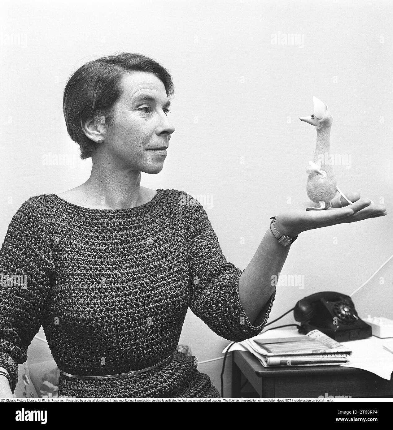 Tove Jansson (1914-2001) Finnish author, illustrator, artist and comic ...