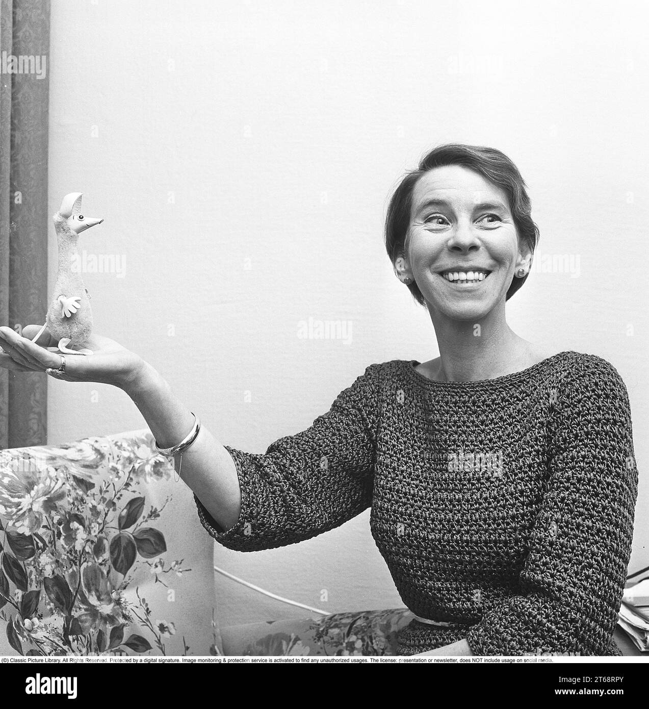 Tove Jansson (1914-2001) Finnish author, illustrator, artist and comic ...