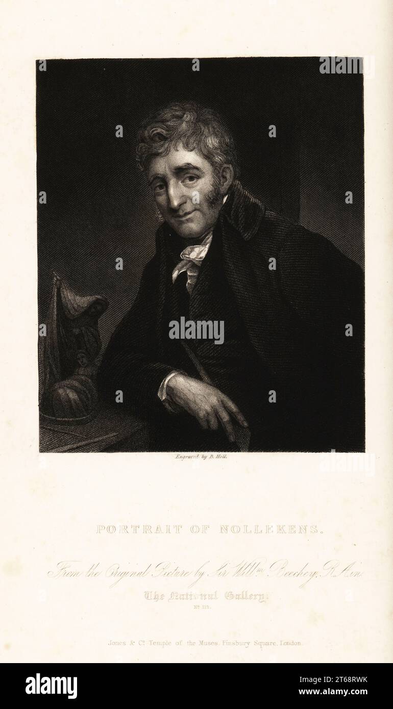 Portrait of Joseph Nollekens, British sculptor of portrait busts and ...
