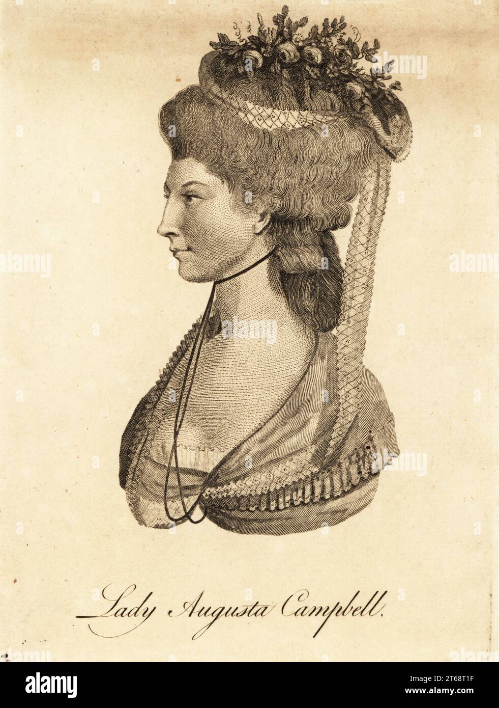 Lady Augusta Campbell (1760 - 1831), daughter of John Campbell , 5th ...
