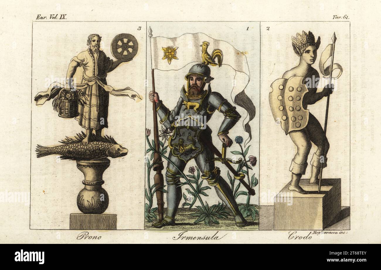 Ancient Germanic deities: Irmensula, god of the Saxons and Westphalians ...