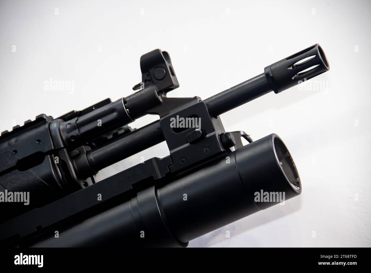 Precision sniper riffle gun, exposed at international fair for military ...