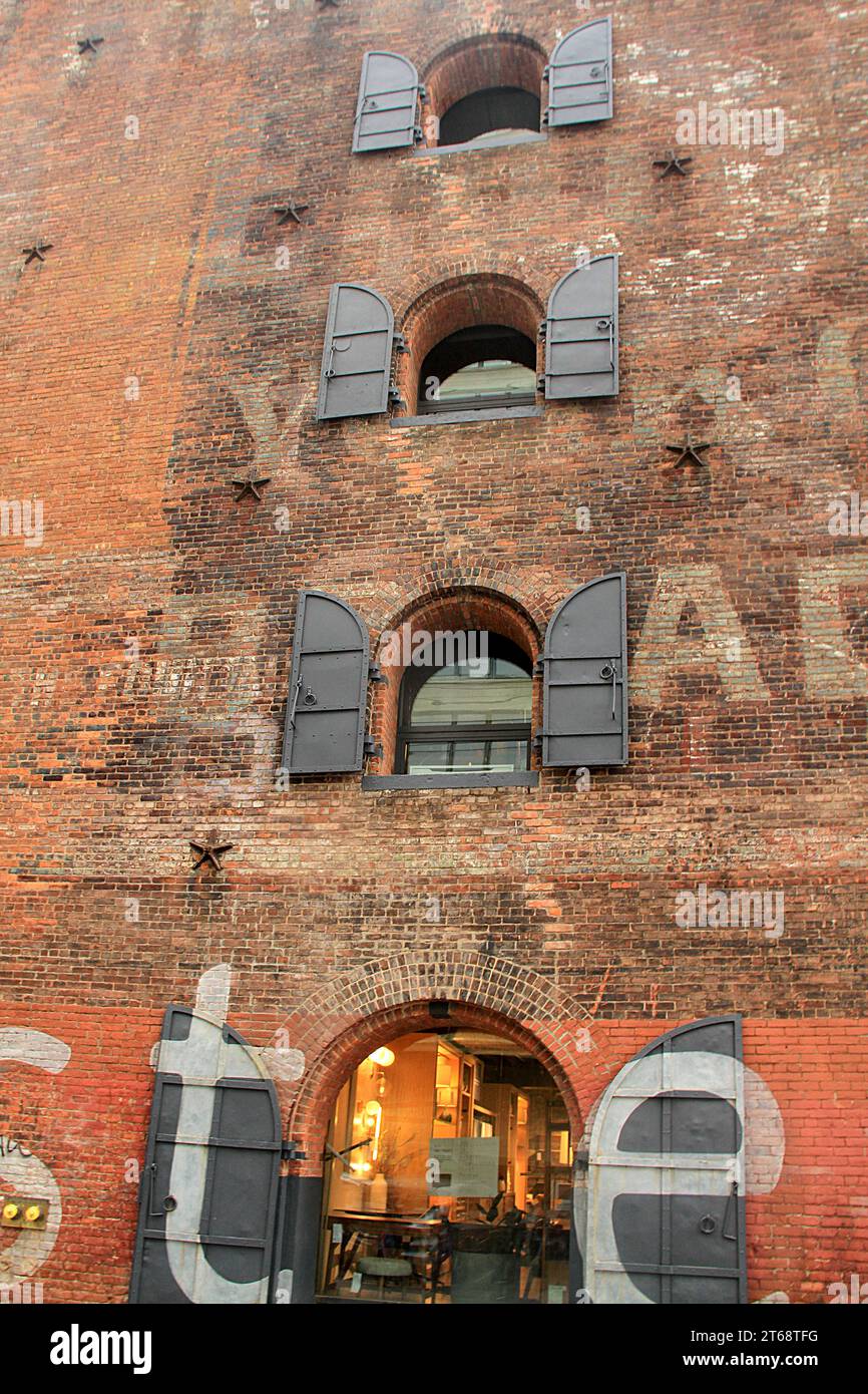 Brooklyn, New York City, NY, USA. West Elm furniture storefront in ...