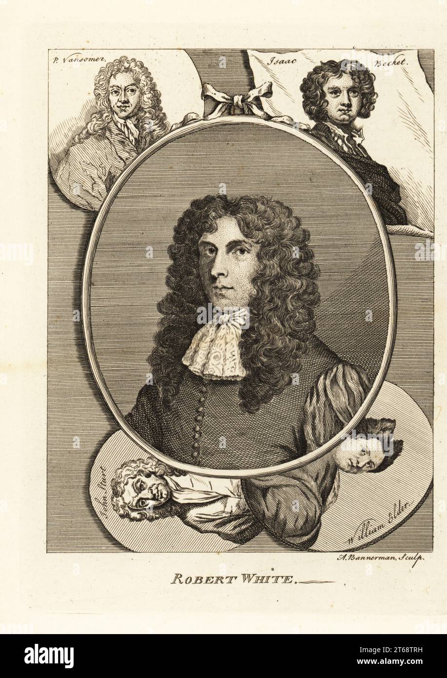 Portrait of Robert White, English draughtsman, engraver., and leading ...