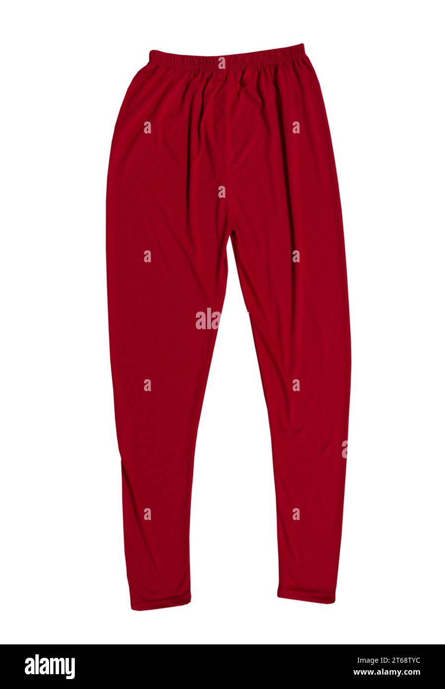 Red pants isolated. Red Leggins Isolated on White Background Stock ...