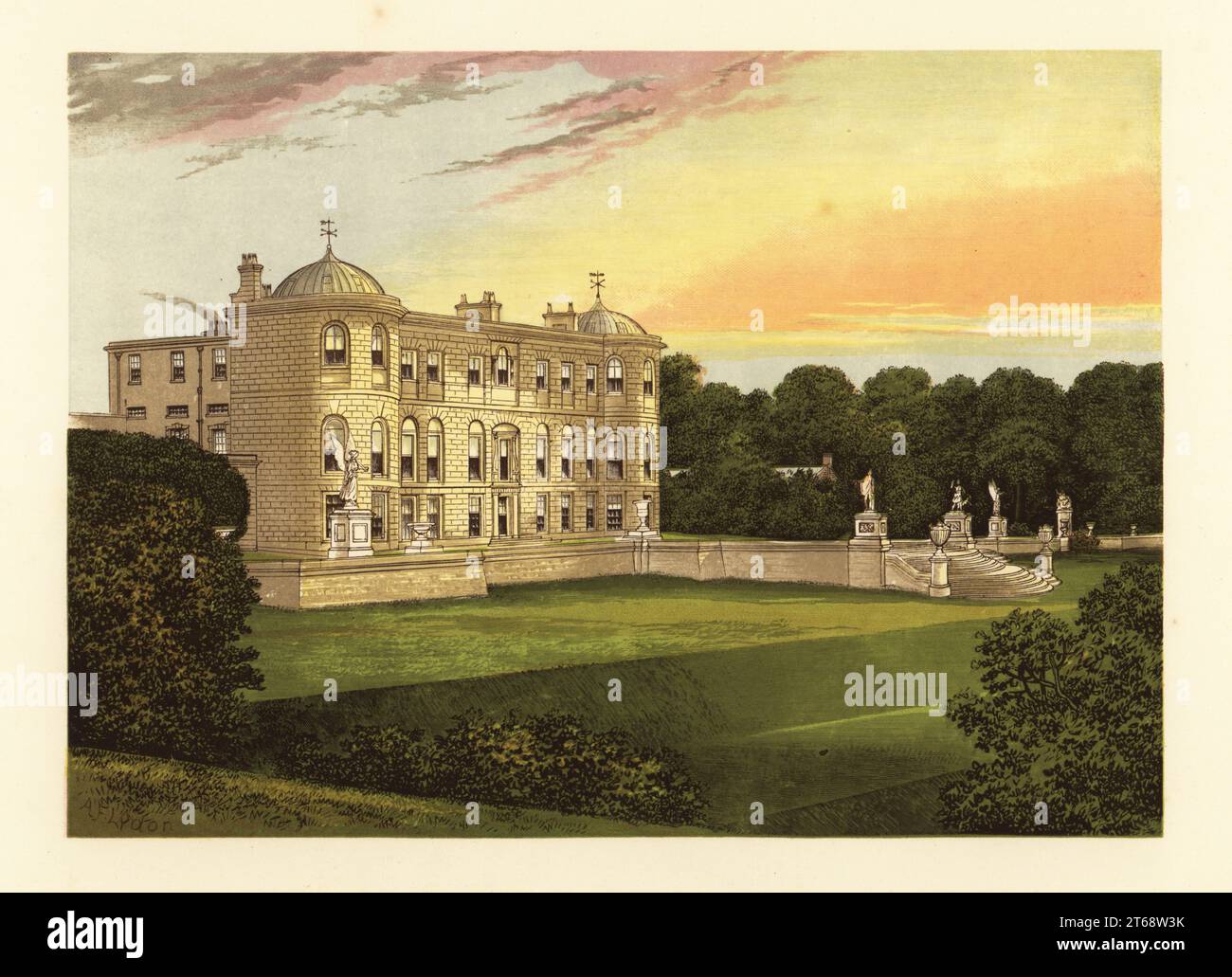 18th century home built by richard cassels hi-res stock photography and ...