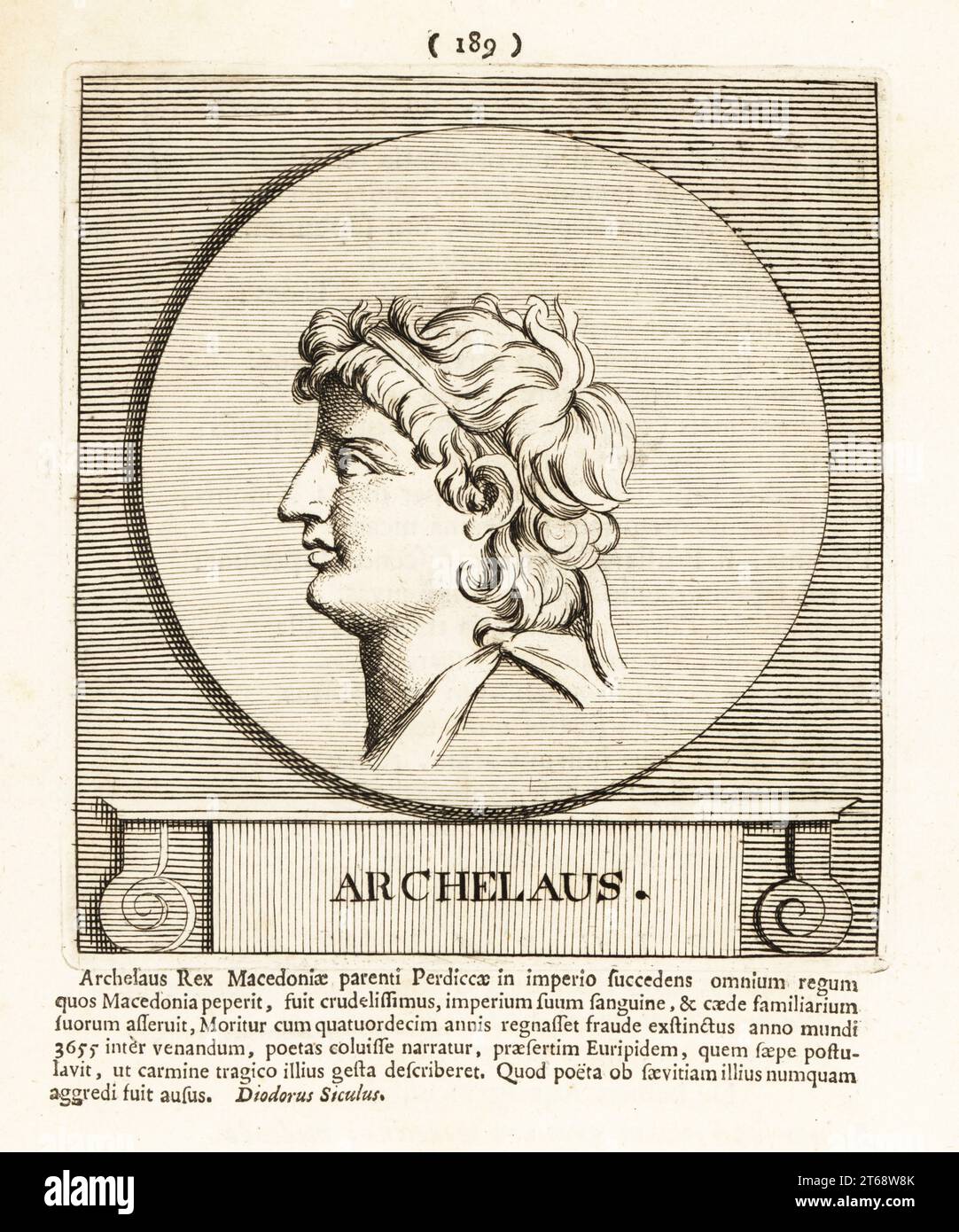 Archelaus I, king of the ancient kingdom of Macedon from 413 to 399 BC ...