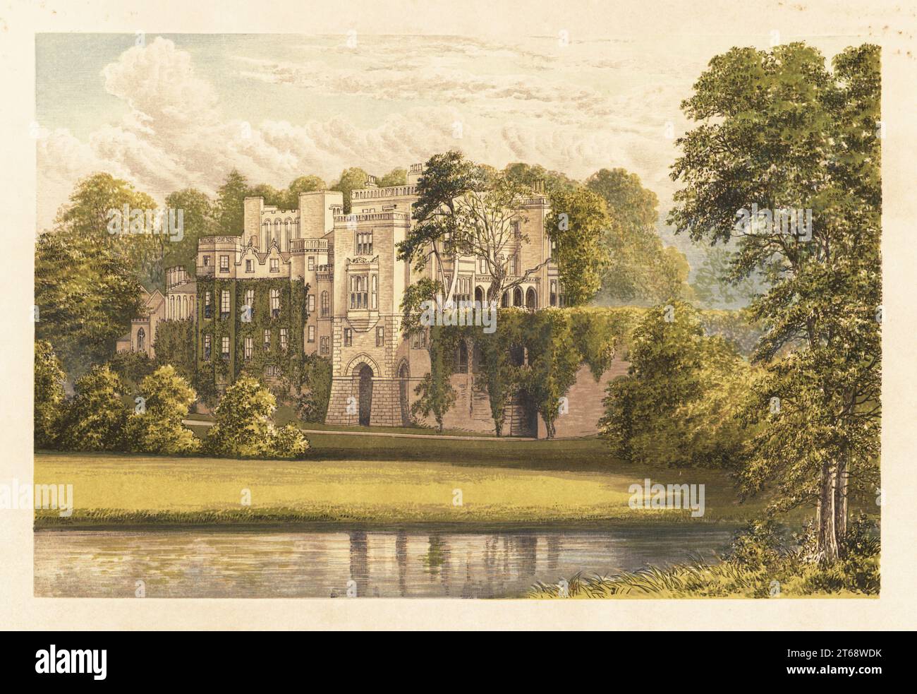 Guy's Cliffe, Warwickshire, England. Georgian house built in 1751 for ...