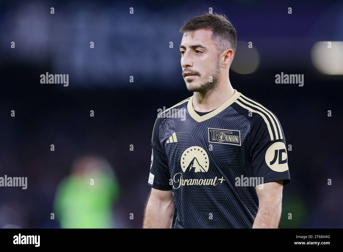 Berlin's Croatian defender Josip Juranovic looks during the Uefa ...