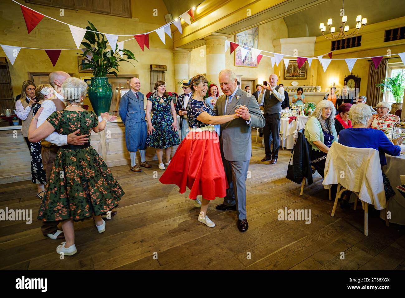 File photo dated 31/05/22 of the Prince of Wales dancing with Bridget ...