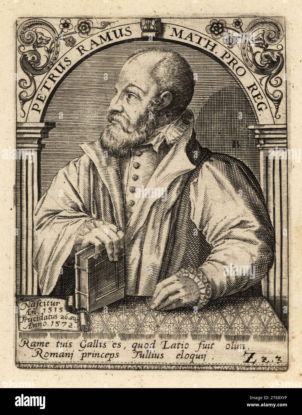 Petrus Ramus, French humanist, logician and educational reformer, 1515 ...