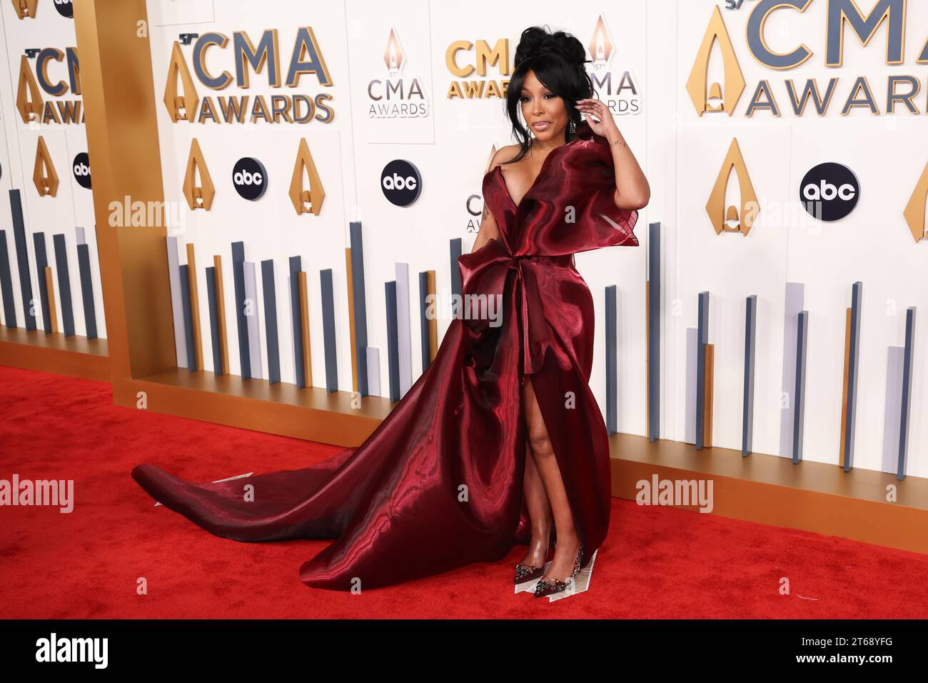 Nashville, USA. 08th Nov, 2023. K. Michelle arriving at the 57th Annual ...