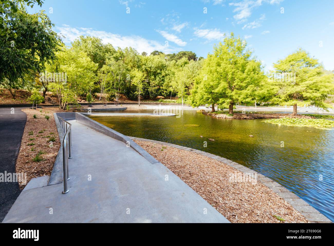 Wilson Botanic Park Berwick in a late summer's afternoon in Berwick ...