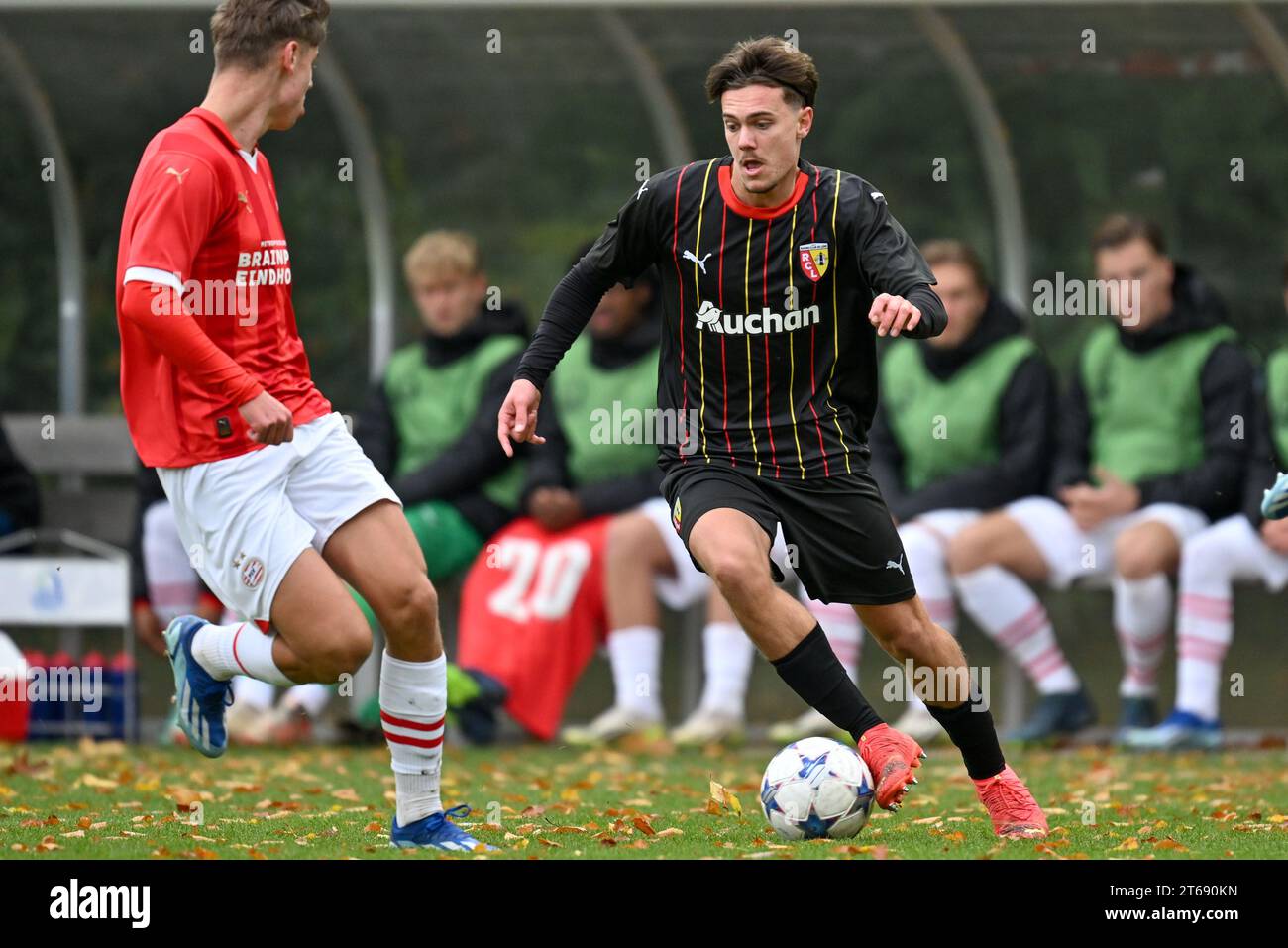 Eindhoven, Netherlands. 08th Nov, 2023. Anthony Bermont (11) of RC Lens ...