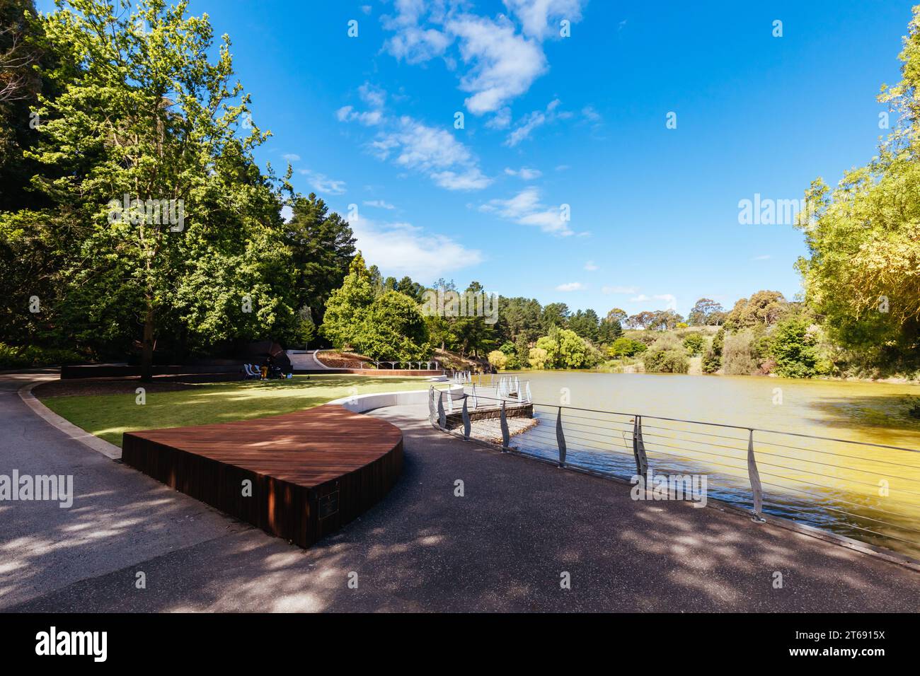 Wilson Botanic Park Berwick in a late summer's afternoon in Berwick ...
