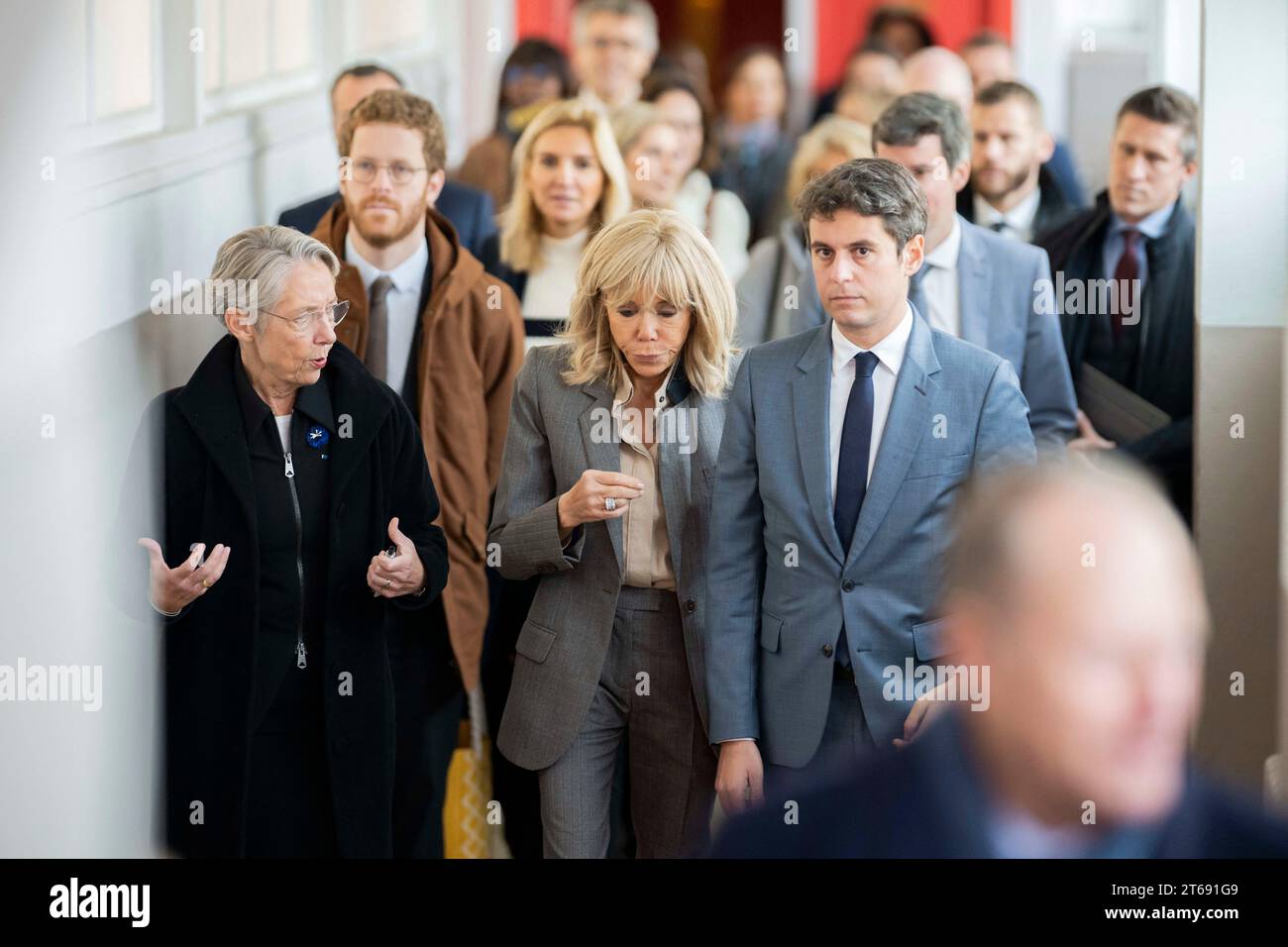 Paris, France. 09th Nov, 2023. French First Lady Brigitte Macron and ...