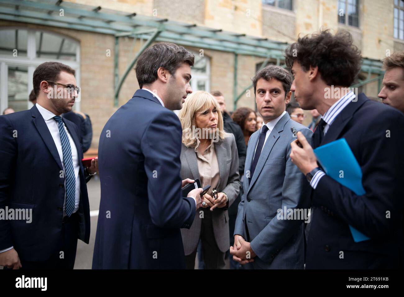 Paris, France. 09th Nov, 2023. French Education and Youth Minister ...