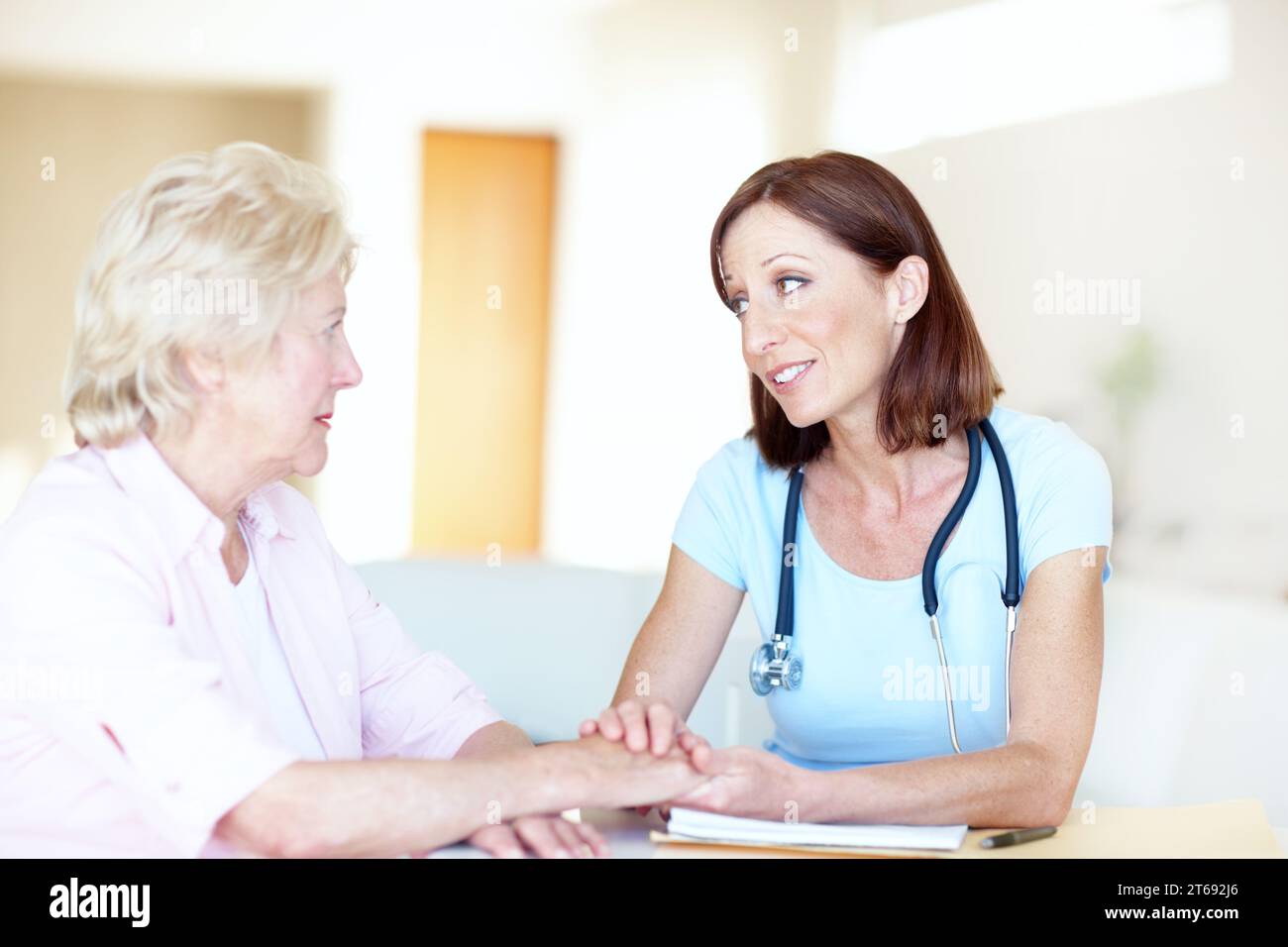 Seeking comfort and advice from her trusted doctor - Senior Health ...