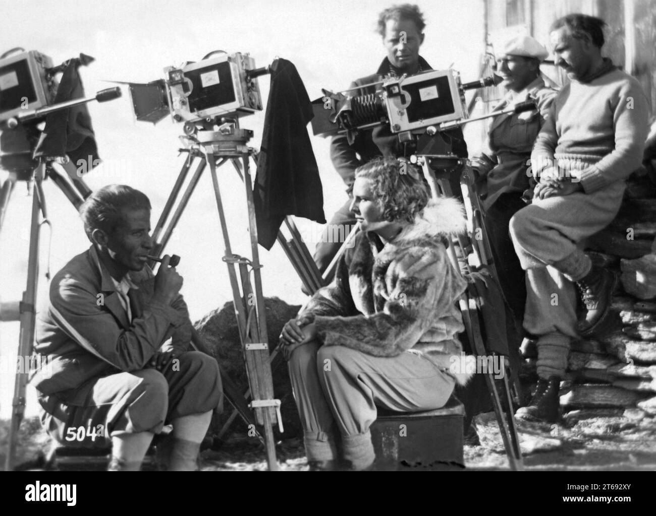 Hans Schneeberger, Leni Riefenstahl, Richard Angst, Sepp Allgeier ...