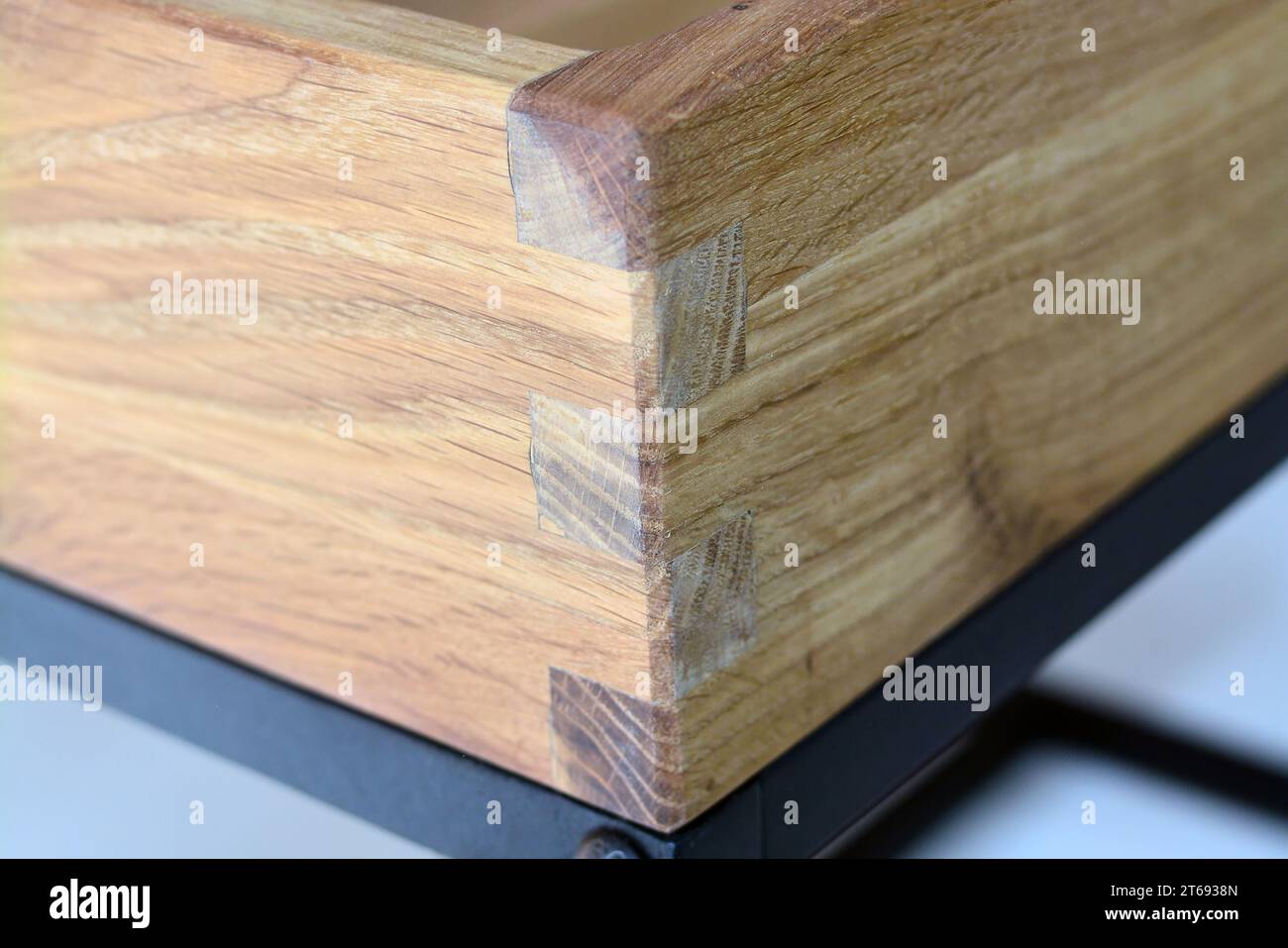 Wooden table surface. Natural wood eco furniture close view. Solid wood ...