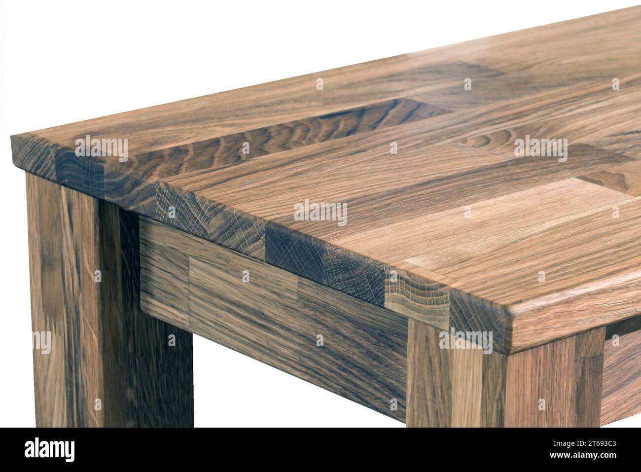 Wooden table surface. Natural wood eco furniture close view. Solid wood ...