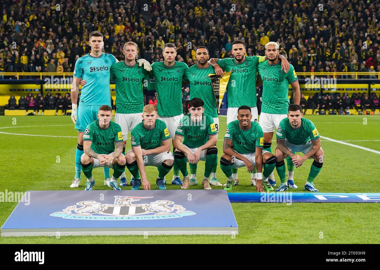 Dortmund, Germany. 07th Nov, 2023. Newcastle United Team Photo during ...