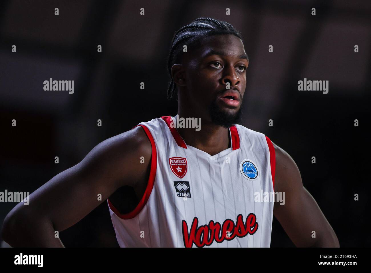 Varese, Italy. 08th Nov, 2023. Gabe Brown #44 of Itelyum Varese looks ...