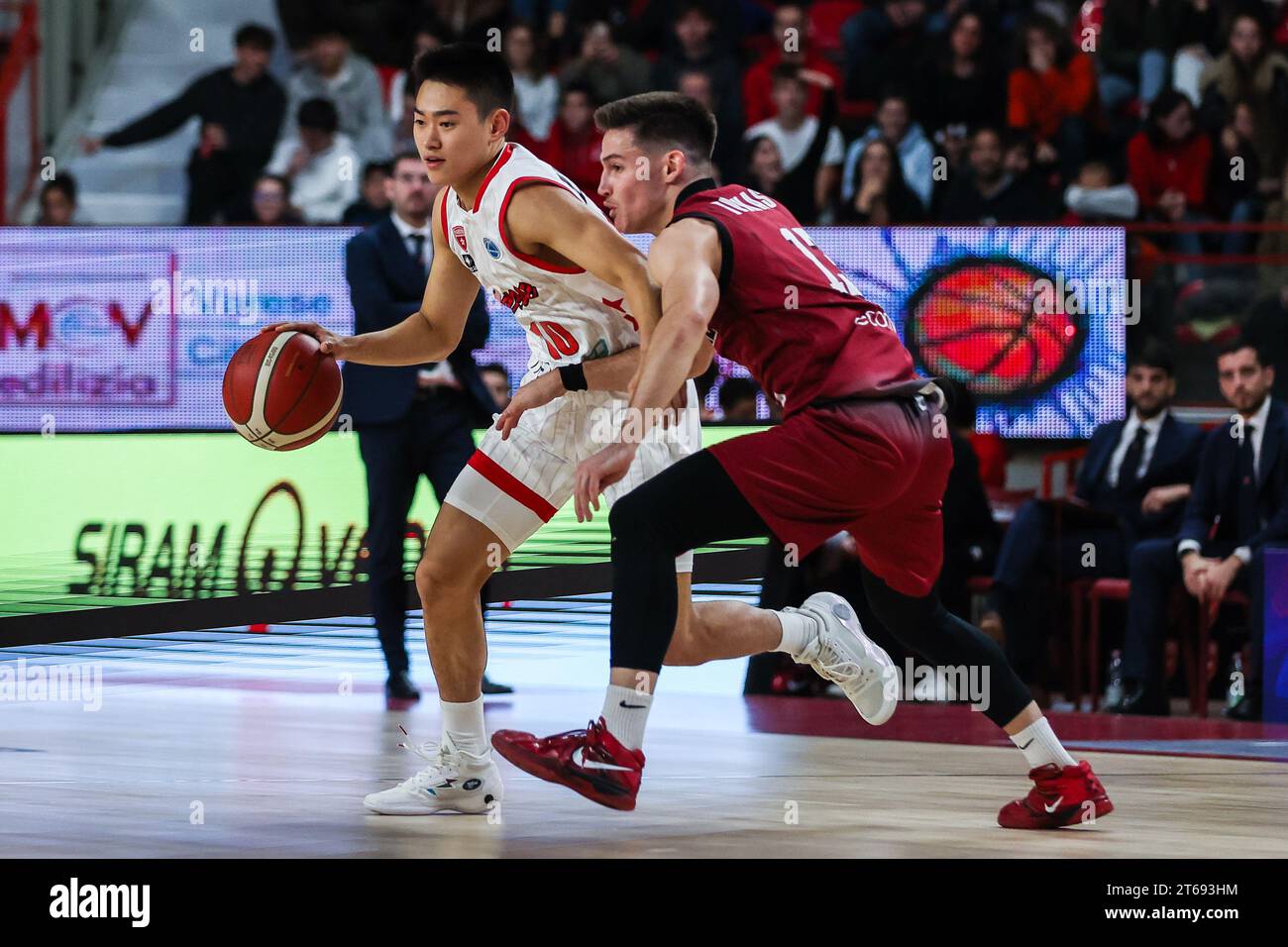 Varese, Italy. 08th Nov, 2023. Wei Lun Zhao #10 of Itelyum Varese ...