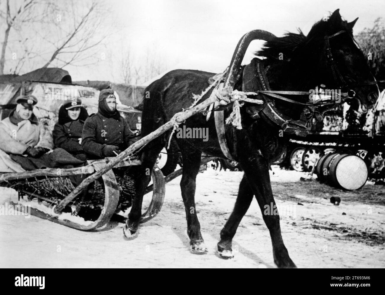 German officers, including the commander of a tank regiment, in a ...