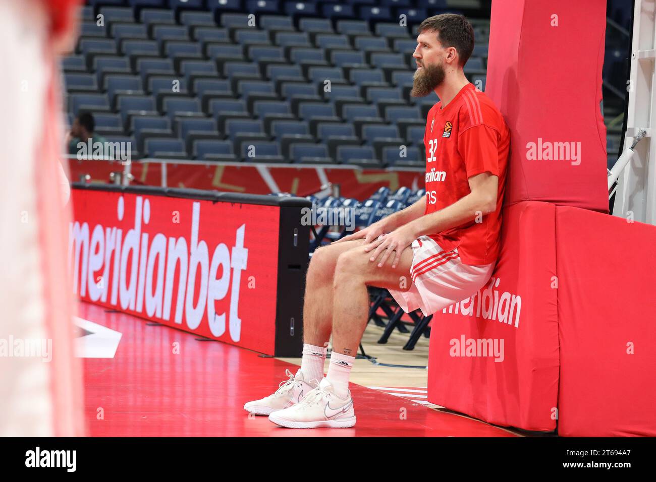 Belgrade, Serbia, 2 November, 2023. Ognjen Kuzmic of Crvena Zvezda ...