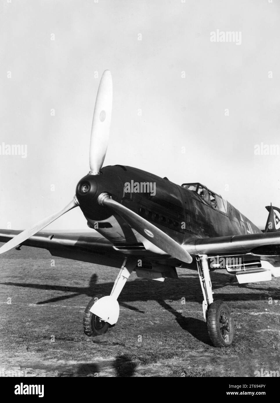 Messerschmitt Me BF 109 at a field airfield during the French campaign. [automated translation ...