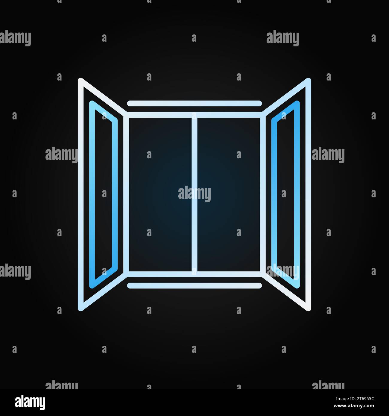 Dark blue glass exterior Stock Vector Images - Alamy