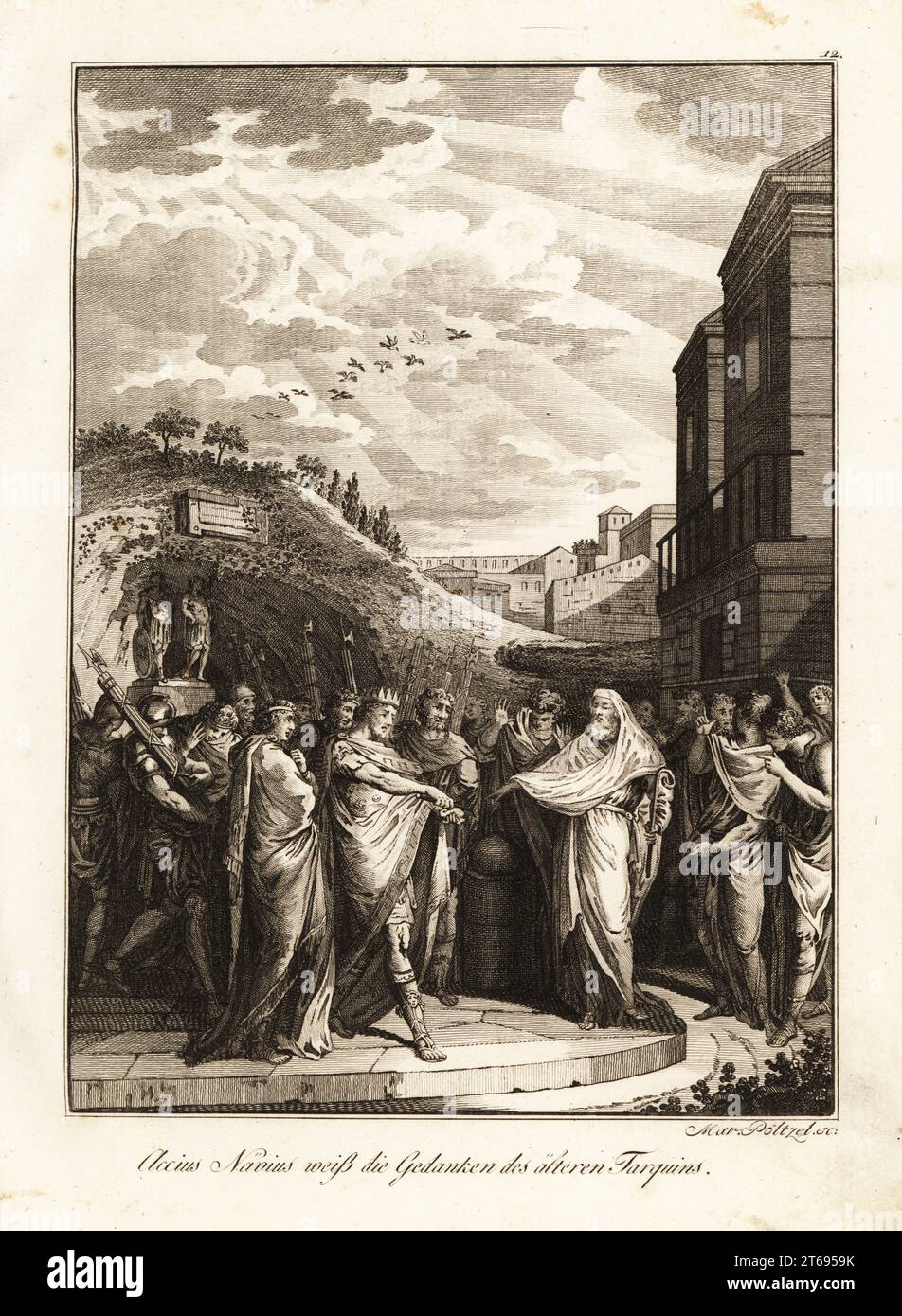 Accius nevius assure a tarquin que sa pensee lui est connue hi-res ...