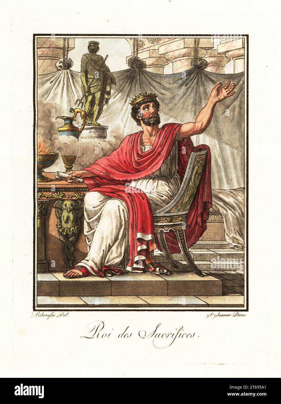 Rex sacrificulus or king of sacrifices, highest ranking priest in ...